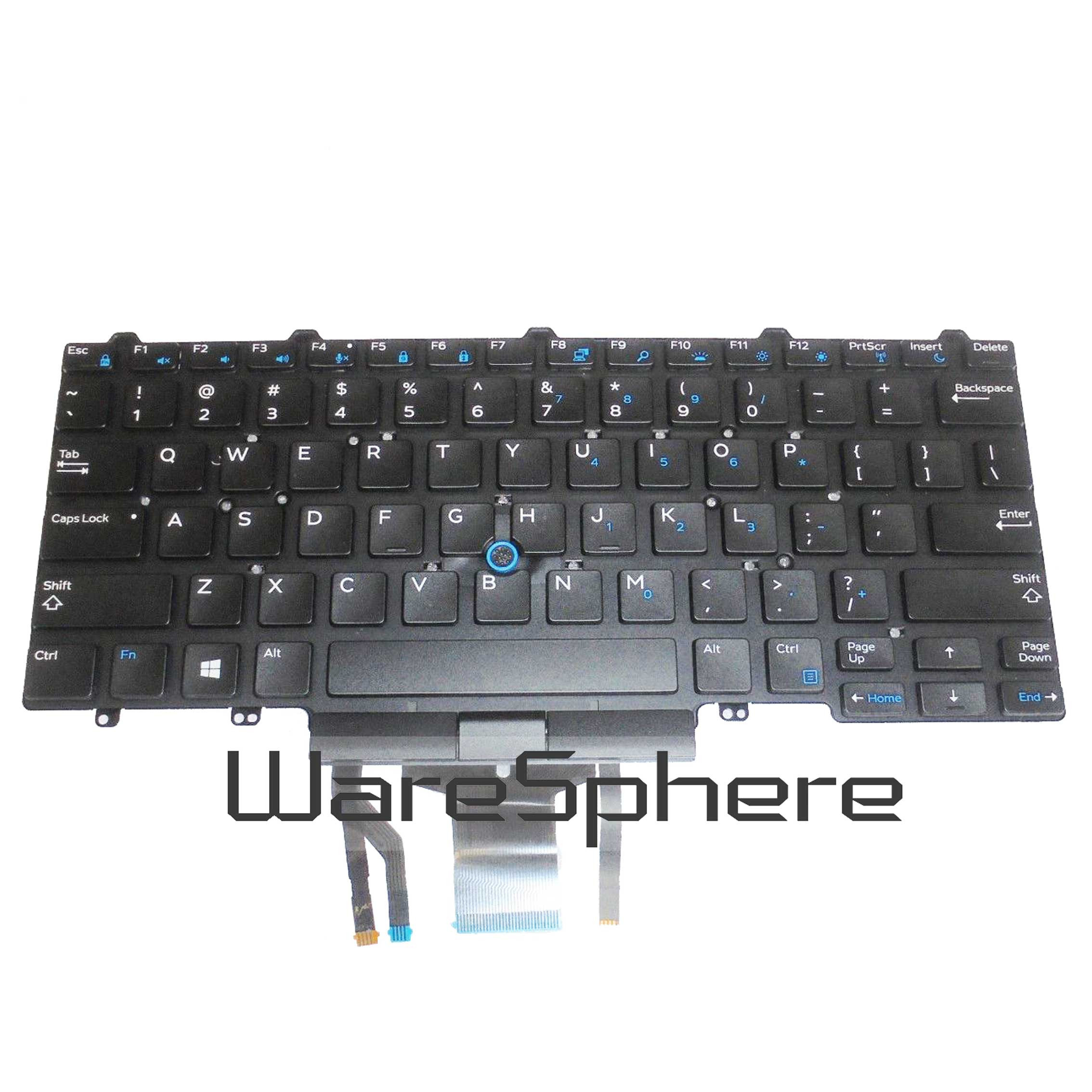 6NK3R 06NK3R Backlit Keyboard for Dell Latitude 7490 US