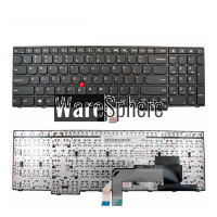 Laptop keyboard US for Lenovo Thinkpad E560 E560c Black W/ Frame 00HN074