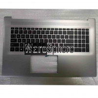 Top Cover Upper Case Palmrest with US non backlit keyboard for HP 17-CP ...