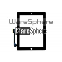 Touch Screen Replacement Digitizer Front Glass for Apple iPad 3 Black