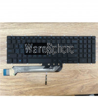 Laptop US Backlit Keyboard for Dell g3 3590 Black Blue words