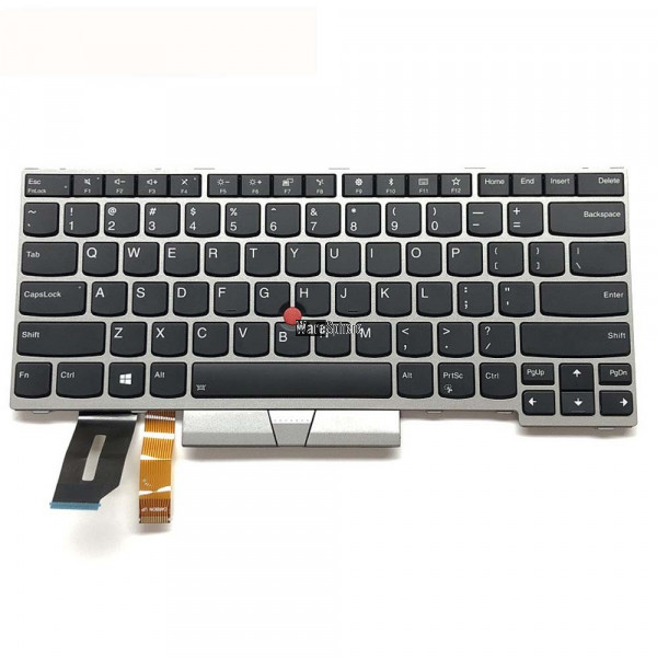 Laptop US Backlit Keyboard for Lenovo Thinkpad T480S E480 L380 E490 01YN340