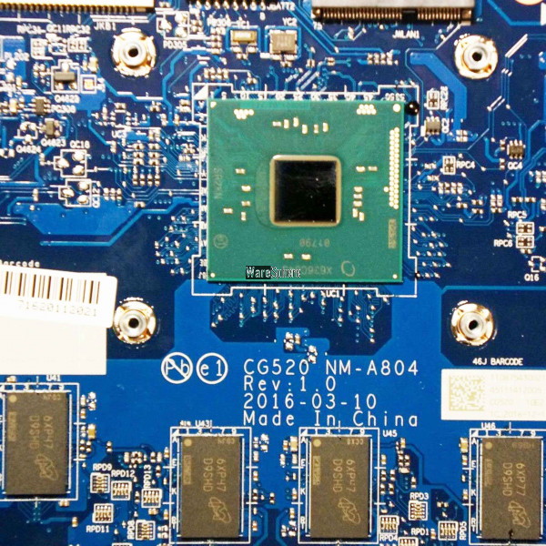 5B20L46211 NM-A801 Motherboard Intel Celeron N3060 1.60GHz 4GB For ...