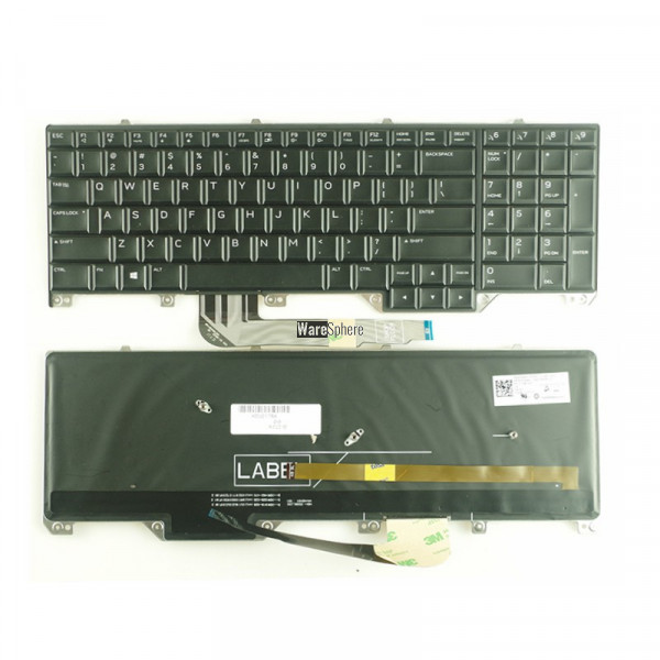 New US Backlit Keyboard For DELL Alienware M17 17 R4 R5 with Backlight ...