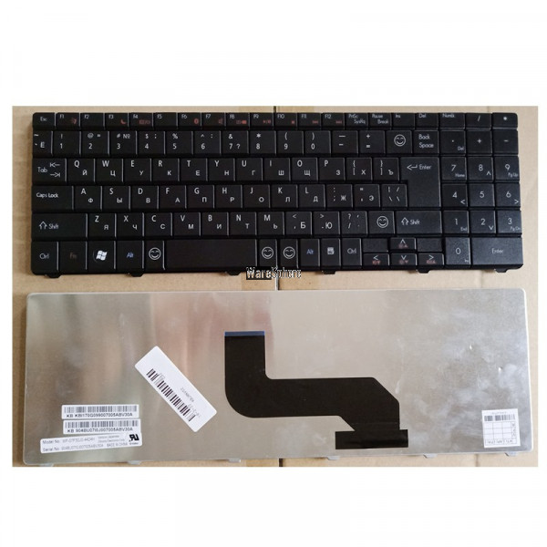 Russian Keyboard for Gateway NV74 DT71 F2366 F2471 SJV50 MP-07F33SU-528 ...