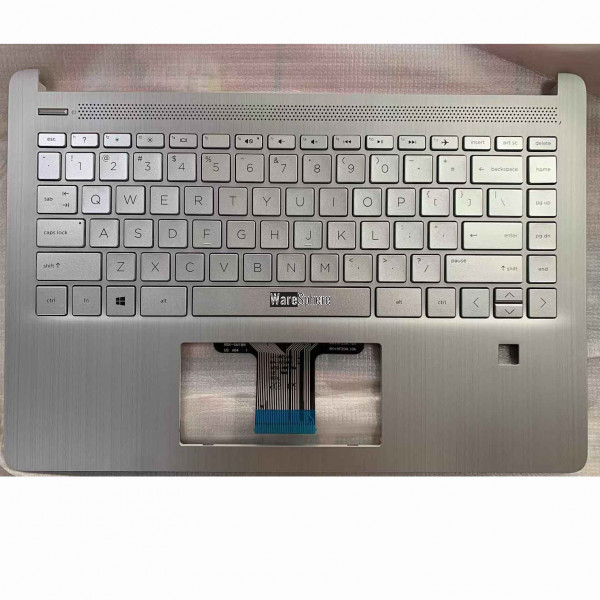 Top Cover Upper Case for HP 14-DQ With KB L61506-001 Silver