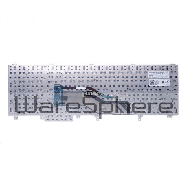 Keyboard for Dell Latitude E6520 DY26D 0DY26D US Black