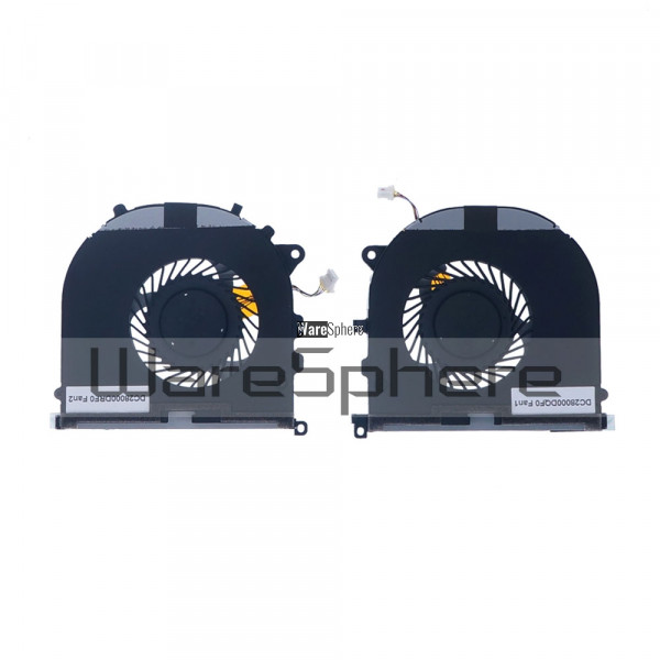 Left and Right Cooling Fan for Dell XPS 15 9530 Precision M3800 H98CT 2PH36