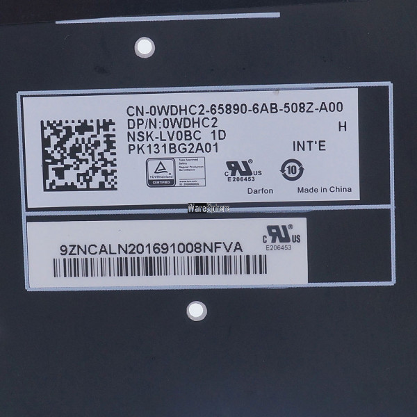 Backlit Keyboard for Dell XPS 15 9550 0WDHC2 WDHC2 9Z.NCALN.201 US