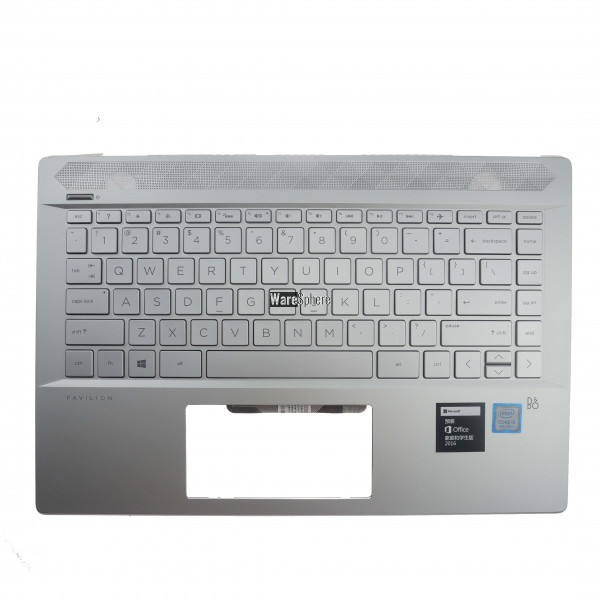 Top Cover Upper Case for HP 14-CE with Backlit Keyboard L19195-001 ...