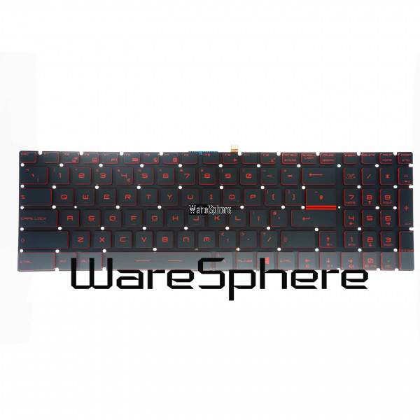 V143422AK 09JM0030 V143422KK1 Red Backlit Keyboard For MSI GT72 GS60 ...