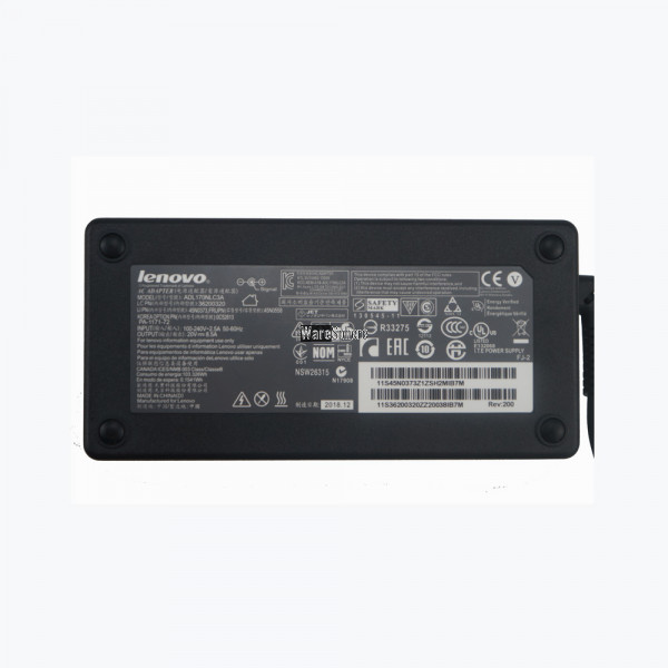 170W 20V 8.5A AC Adapter for Lenovo ThinkPad W520 W530 W700 45N0558 ...