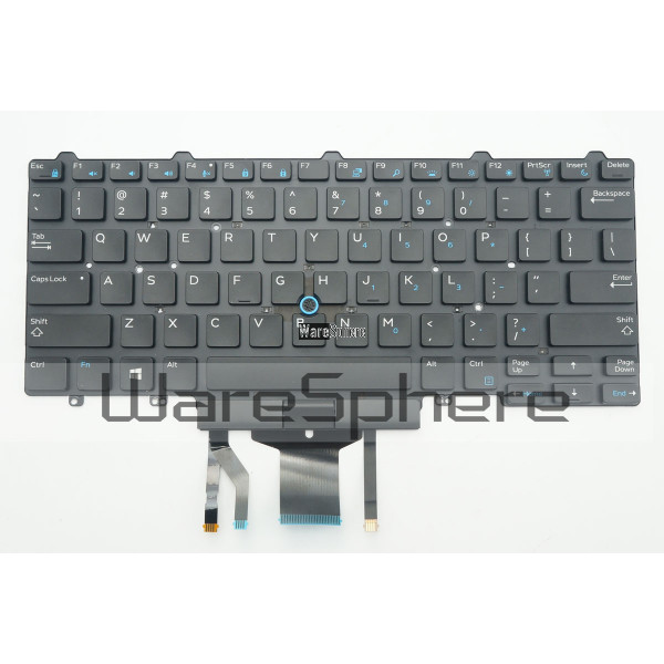 Backlit Keyboard for Dell Latitude E5450 E7450 E7470 E5470 D19TR ...