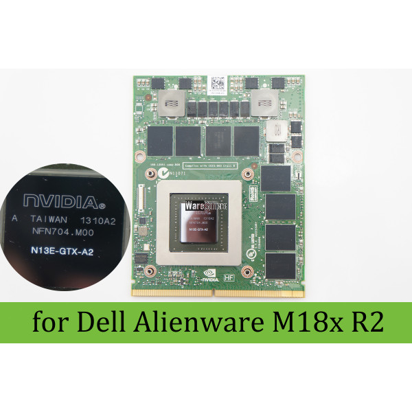 NVIDIA Quadro GTX 680M GPU 2GB GDDR5 MXM 3.0 Graphics Card for Dell ...