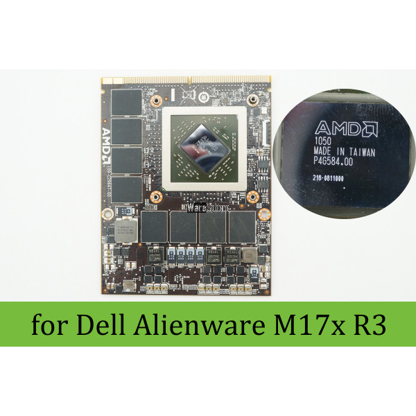AMD HD 6970M GPU 2GB GDDR5 MXM 3.0 Graphics Card for Dell Alienware ...