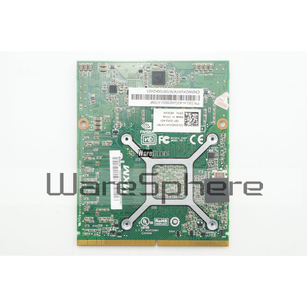 NVIDIA GTX 260M GPU 1GB GDDR5 Graphics Card for Dell Alienware M15x G92-751-B1 WDXVH 0WDXVH