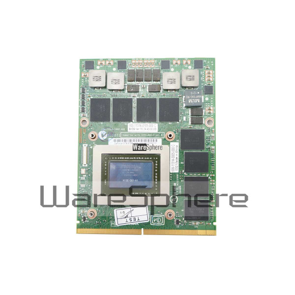 NVIDIA GeForce GTX 675M 2GB Graphics Card for Dell Alienware M17X M18X ...