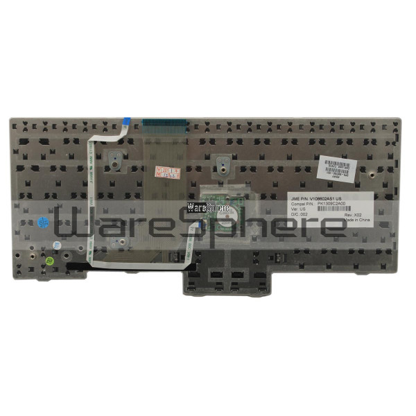 Keyboard Assembly for HP EliteBook 2540P 598790-001 US