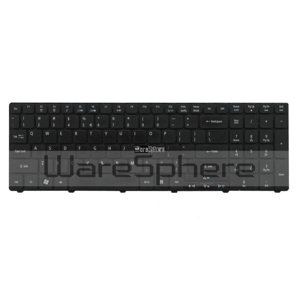 Keyboard of Acer Aspire 5536 5738 5742 5750 Black (9JN1H82A1D)