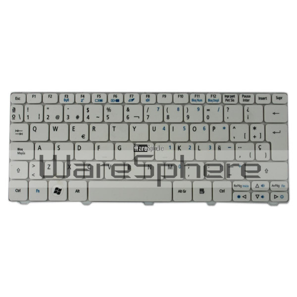 Keyboard for Acer Aspire one 532H ZE6 PAV70 NAV50 D260 EM350 D255 ...