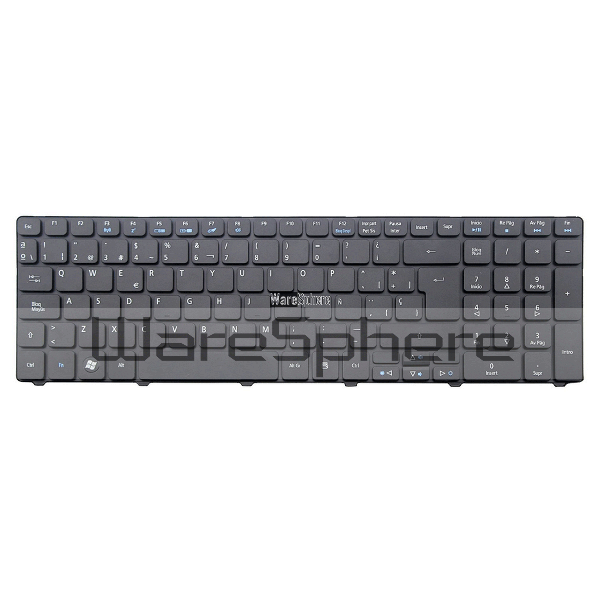 Keyboard For Acer Aspire 5810T PK130C94A17 Black Spanish