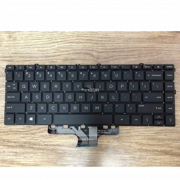 Keyboard for HP PAVILION X360 14-DW Black