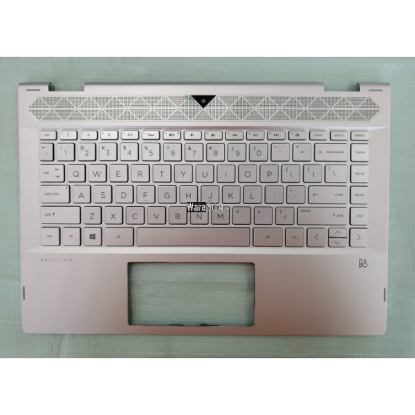 Top Cover Upper Case For Hp Pavilion X Cd Palmrest With Backlit Keyboard L Silver
