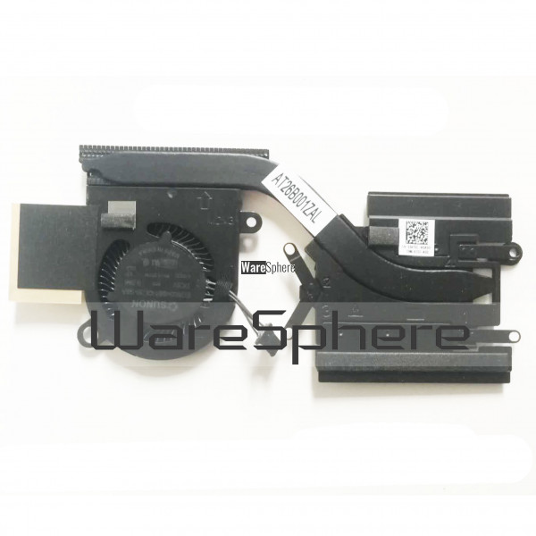 A- CPU Cooling Heatsink and Fan For Dell Latitude 7390 34T0C 034T0C ...