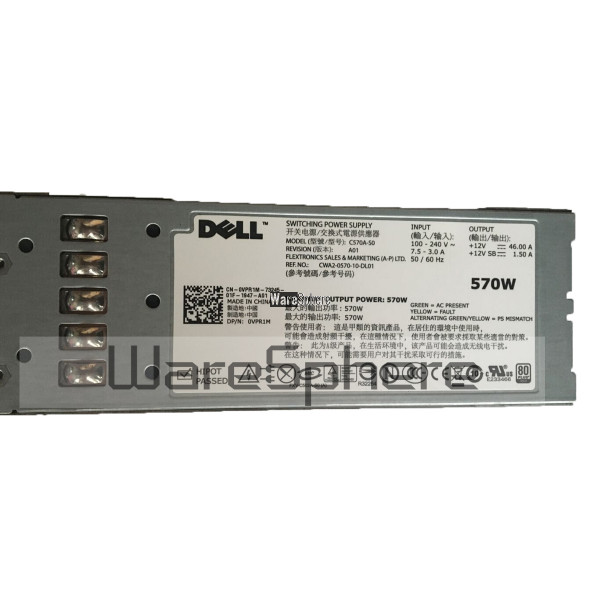 Dell Poweredge R710 / T610 for 570W Power Supply A-
